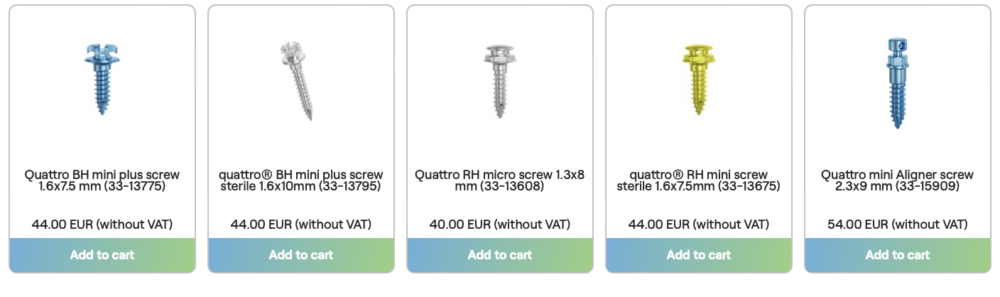 Updated Mini-screw Markings - Ordoline
